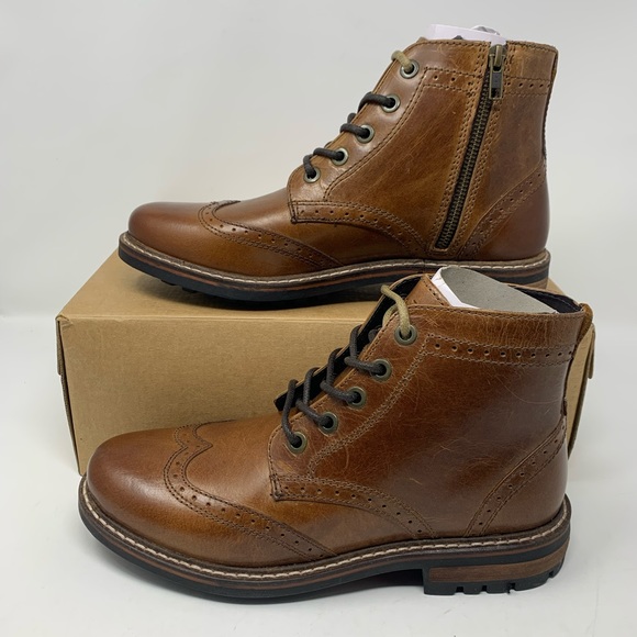 Crevo | Shoes | New Crevo Tristen Chestnut Leather Wingtip Boot | Poshmark